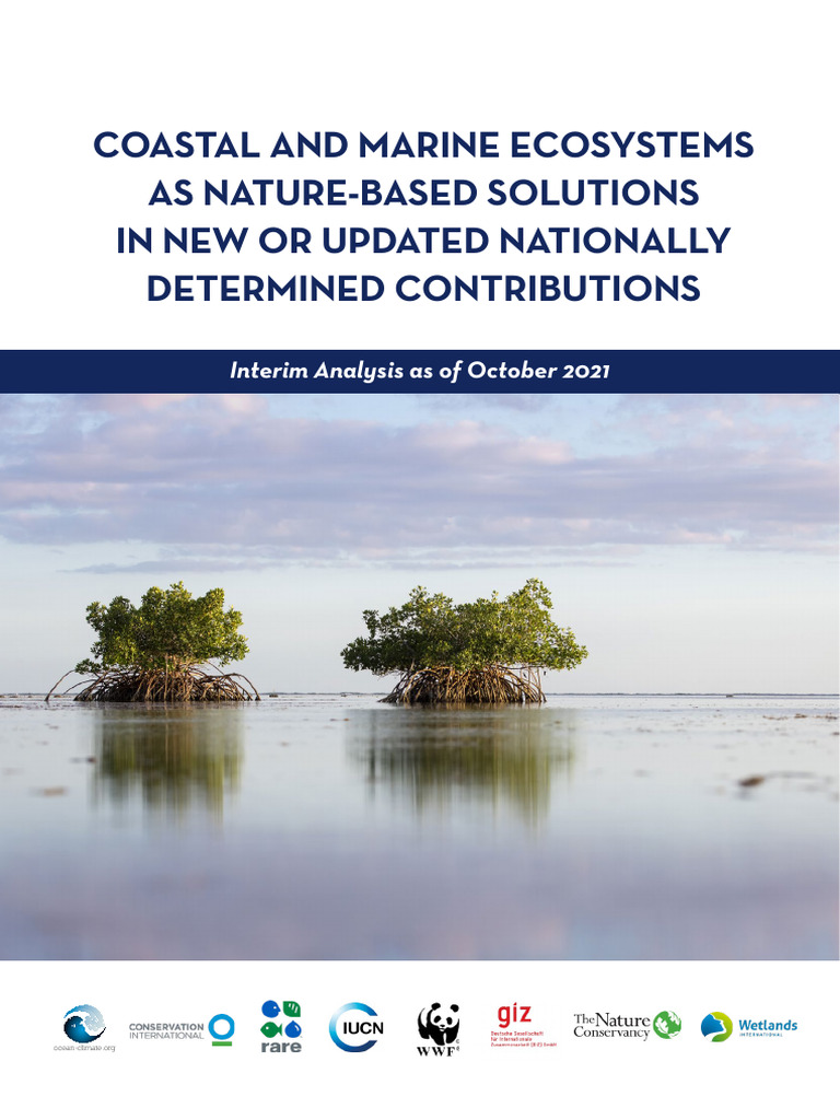 Coastal and Marine Ecosystems As Nature Based Solutions Ndcs | PDF ...