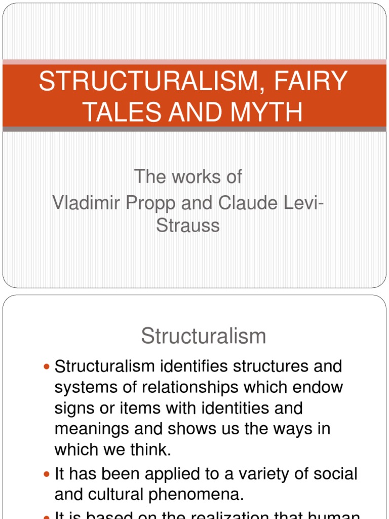 Structural Ism, Fairy Tales and Myth | PDF | Semiotics | Languages