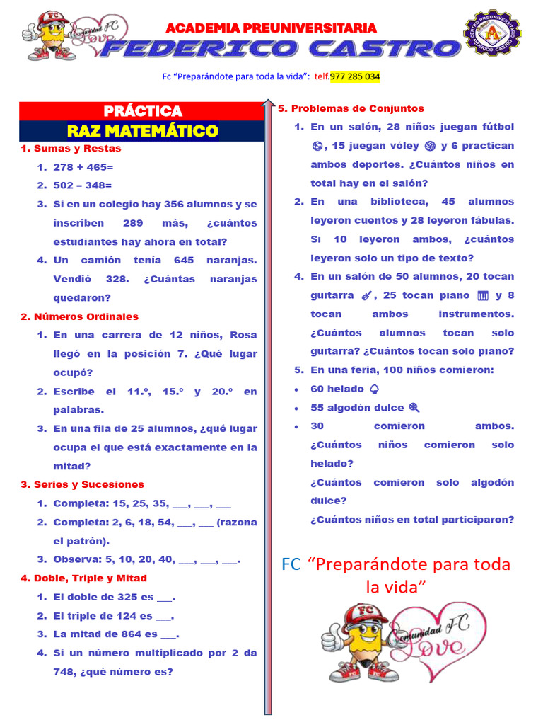 Práctica RM 2do de Primaria | PDF