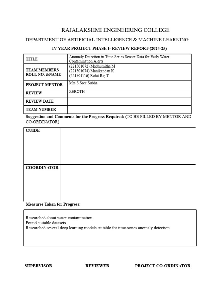 Review Report Format | PDF