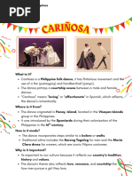 History and Origin of Cariñosa Dance | PDF