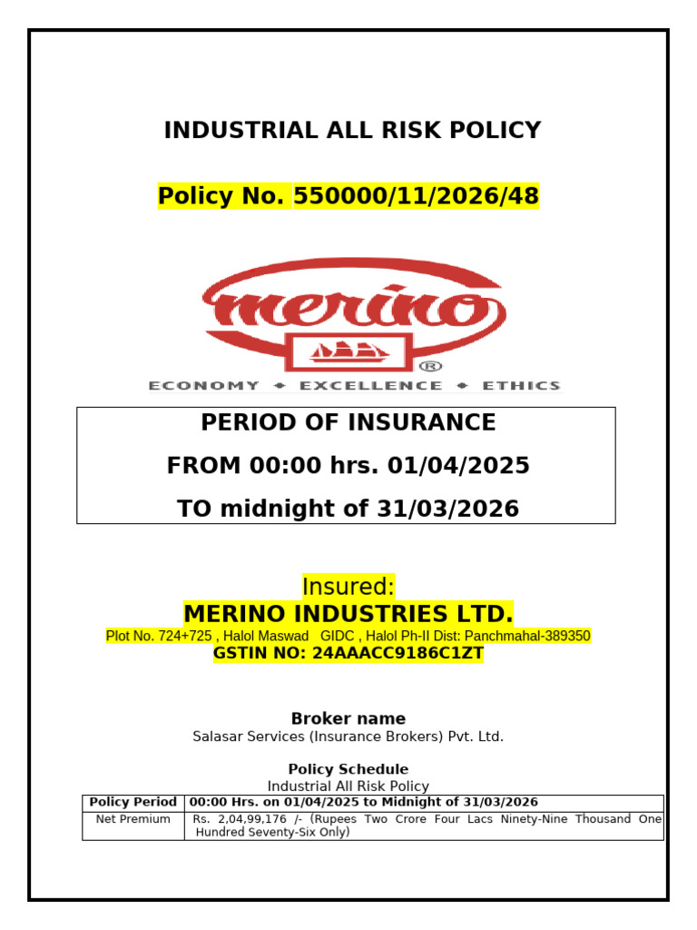 IAR - Greenpanel (Rudrapur Unit II) - 25 - 26 | PDF | Insurance | Arbitral Tribunal
