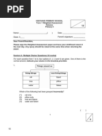 2019 Psle Paper | PDF