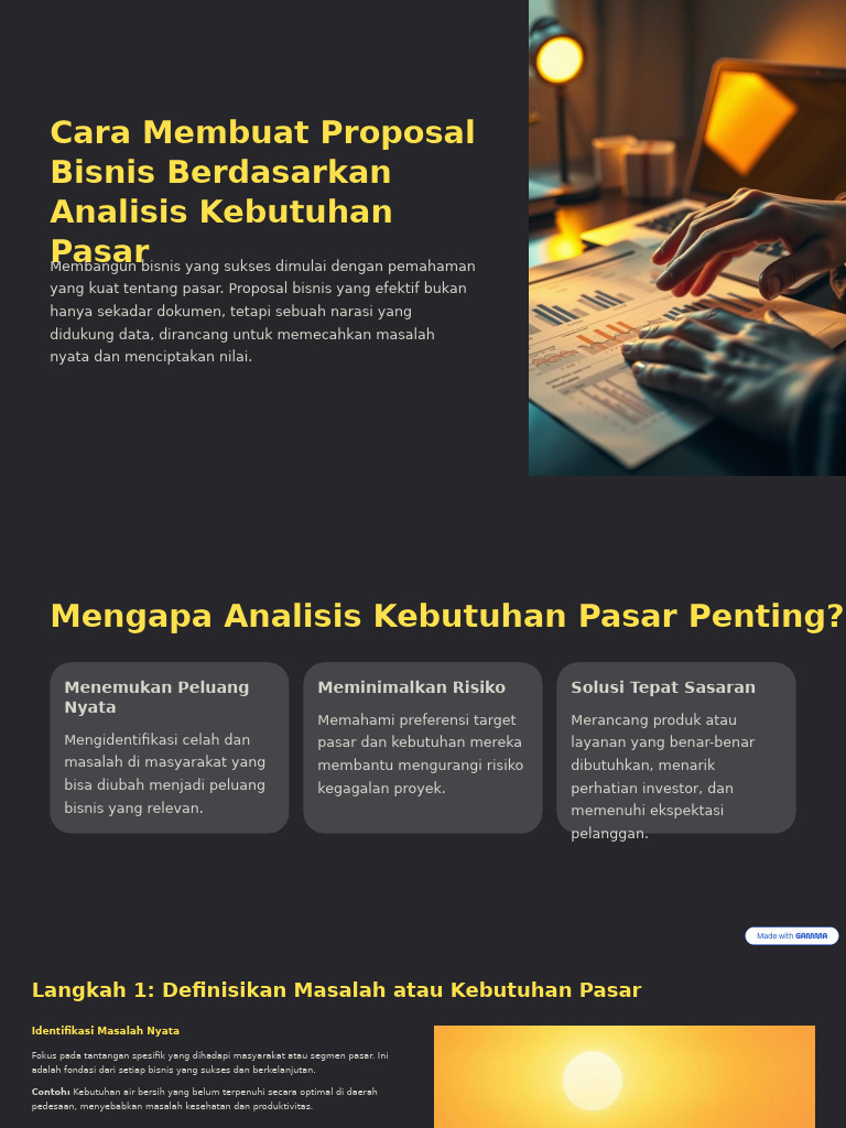 Cara Efektif Buat Proposal Bisnis | PDF