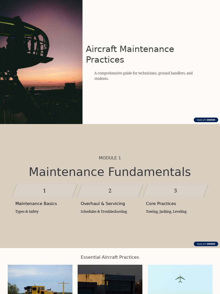 Aircraft Maintenance Practices Guide | PDF | Troubleshooting | Screw
