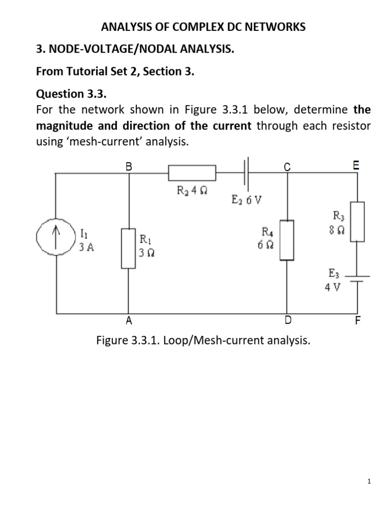Voltage Calculation at Node V2 | PDF | Electric Current | Electronic ...