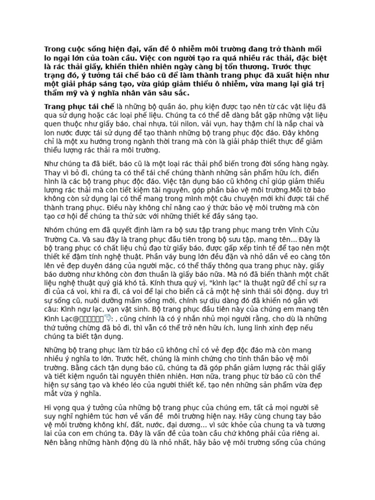 Trang Phuc Tai Che | PDF