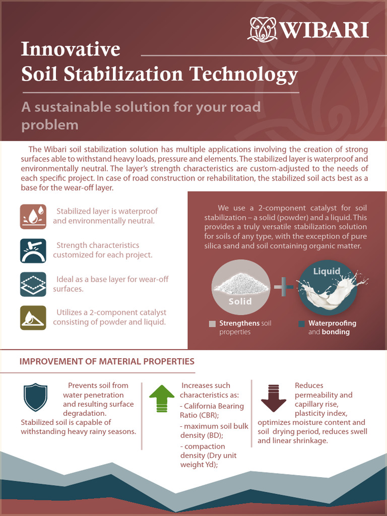 Wibari Soil Stabilization Solutions | PDF | Soil | Road