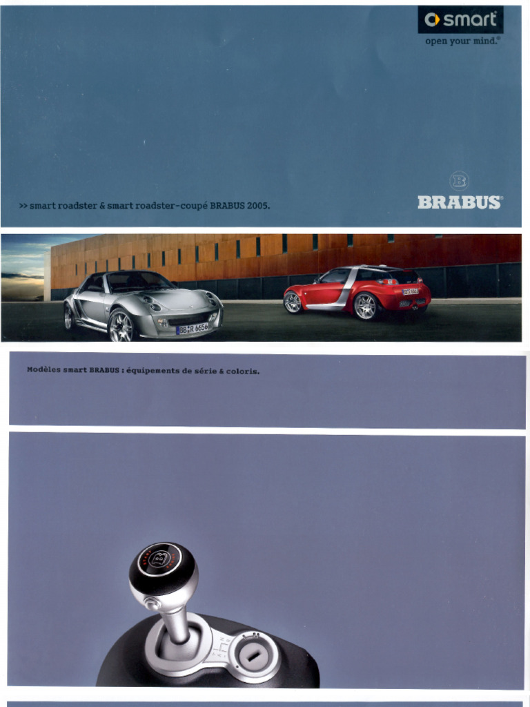 Smart Roadster Coupe Brabus 2005 FR | PDF