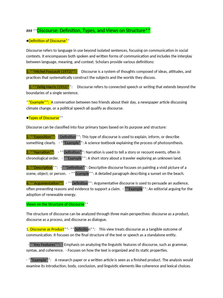 Discourse - Defi-WPS Office | PDF | Semantics | Discourse