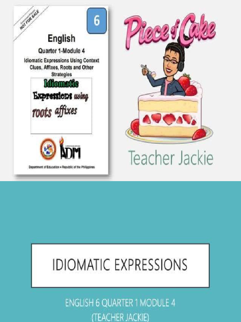 Eng6 Idiomatic Expressions | PDF