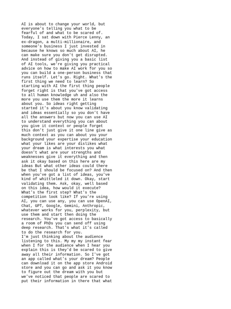 (English (Auto-Generated) (Auto-Generated) ) How To Build A One Person ...