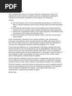 Aircraft Engine Compression Check | PDF | Engines | Piston