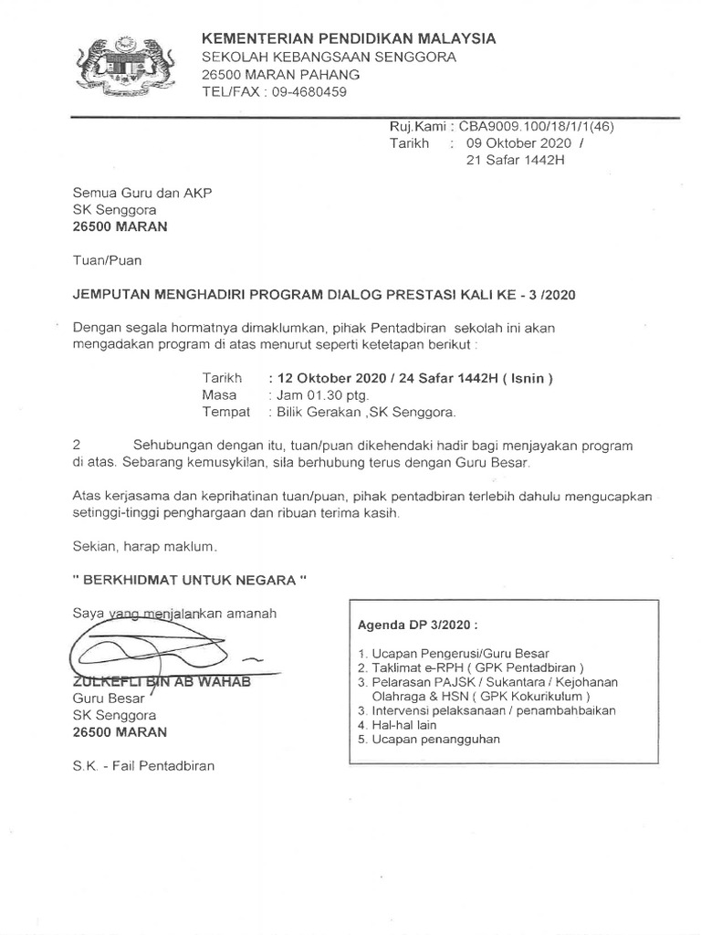 Dialog Prestasi 3 | PDF
