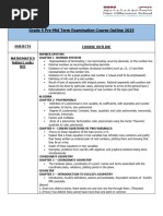 Grade 7 Exam Timetable 2025 | PDF | Triangle | Area