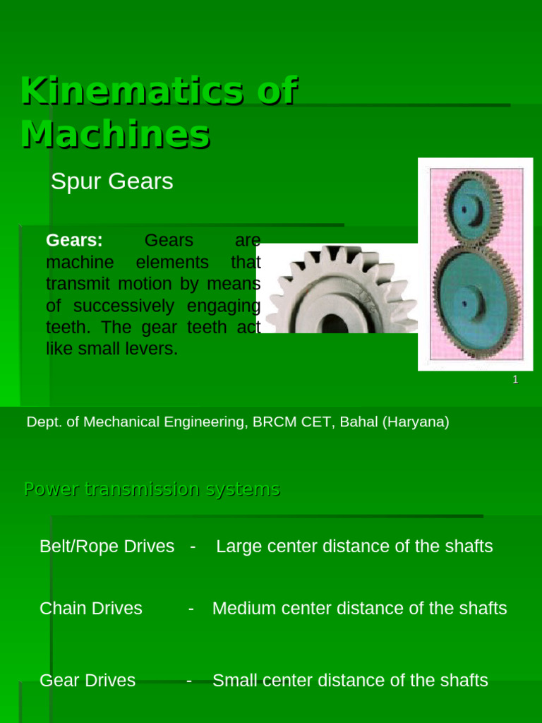 Gears | PDF | Gear | Circle