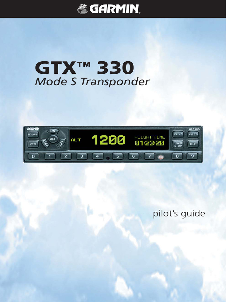 Garmin GTX-330 Manual | PDF