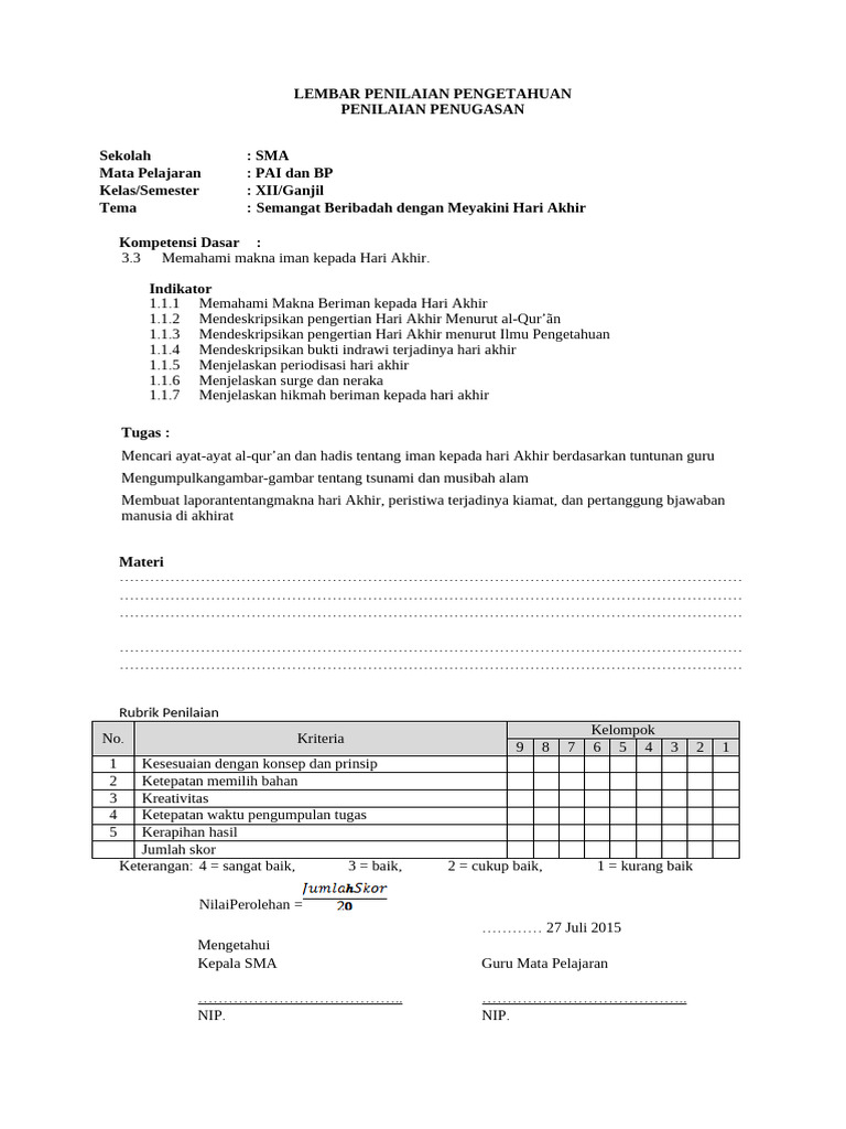 LPP Penugasan 1 | PDF