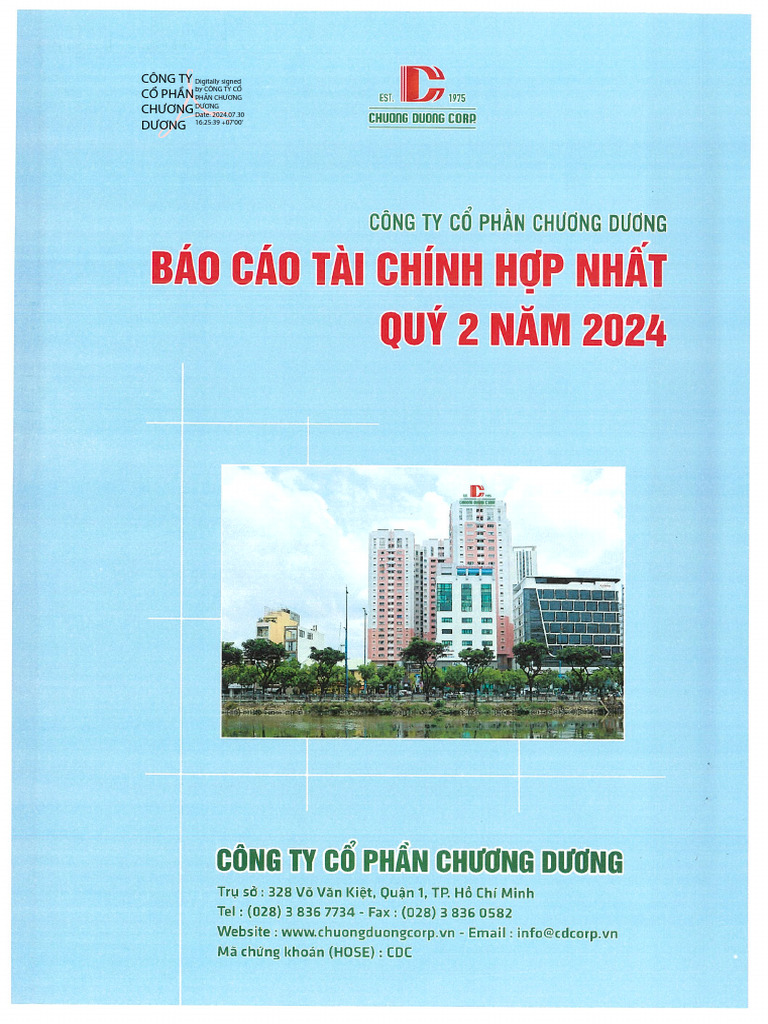 CDC - BCTC Hop Nhat Quy 2 2024 Signed | PDF