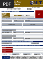 2025 NIT Application Form | PDF | Educational Stages