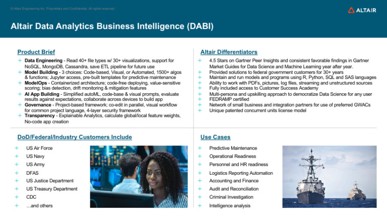 Altair Data Analytics Business Intelligence | PDF | Analytics | Computing