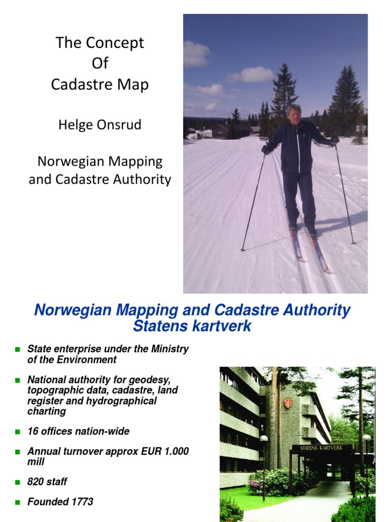 The Cadastral Cartography Conception - Helge Onsrud | PDF | Surveying | Map