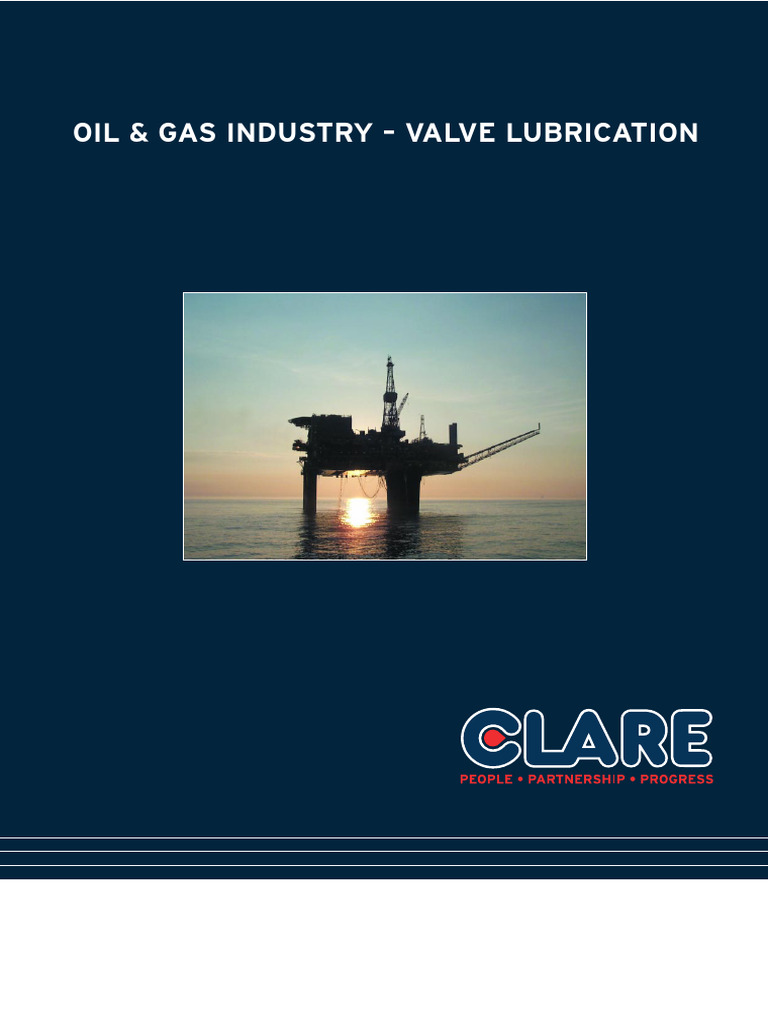 Valve Lubricants for Oil & Gas Industry | PDF | Valve | Lubricant