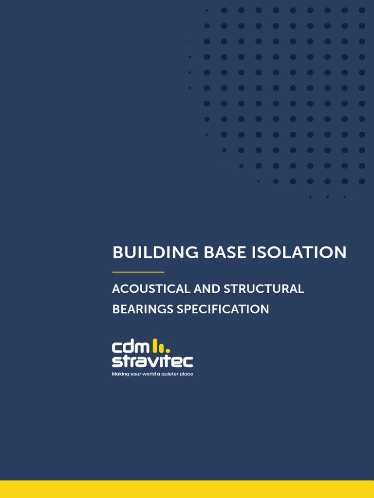 Acoustical and Structural Bearings Specification | PDF | Creep ...