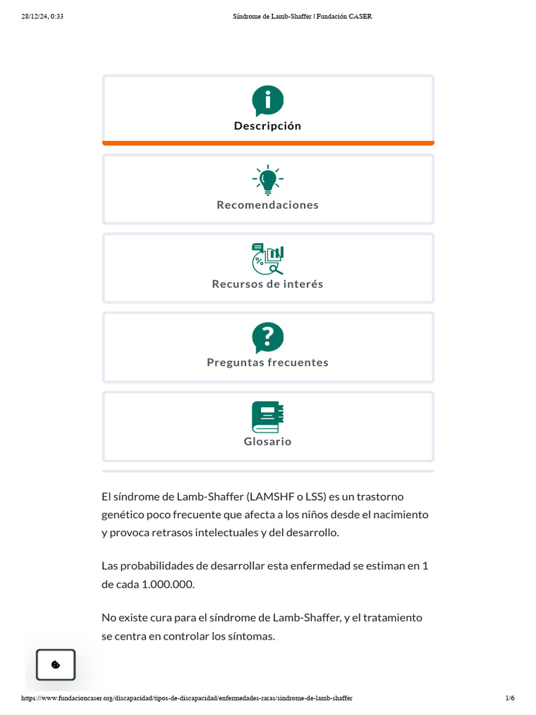 Síndrome de Lamb-Shaffer: Características y Diagnóstico | PDF ...