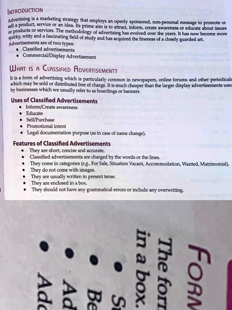 Classified Advertisements | PDF