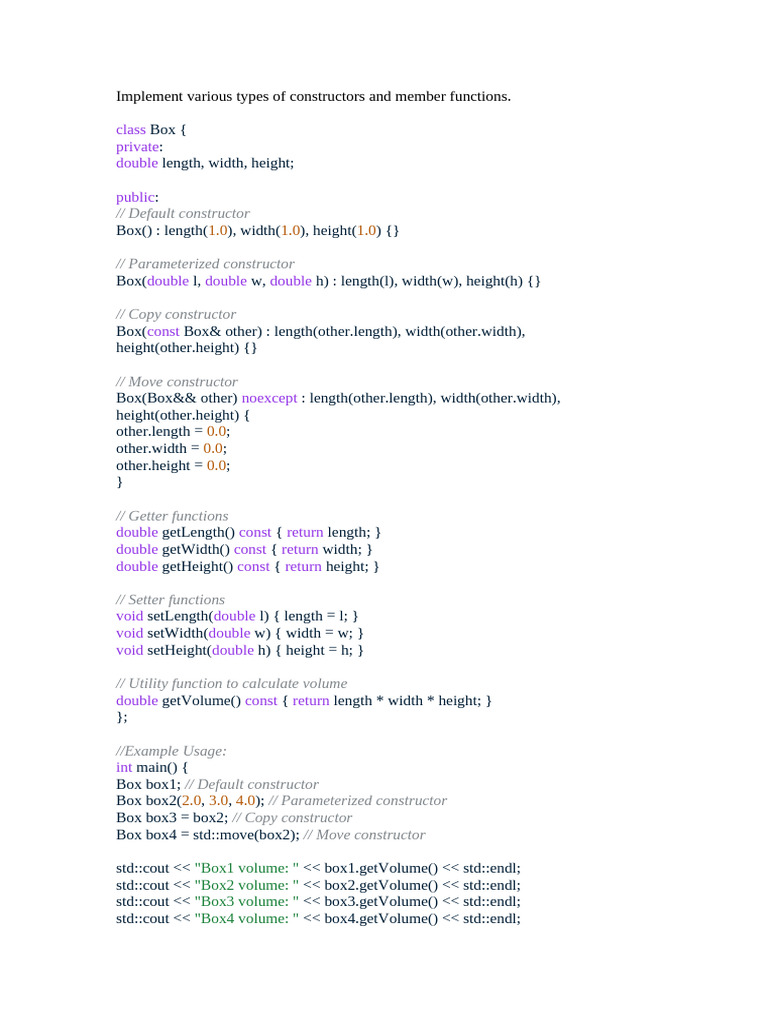 Practical 2 OOP | PDF