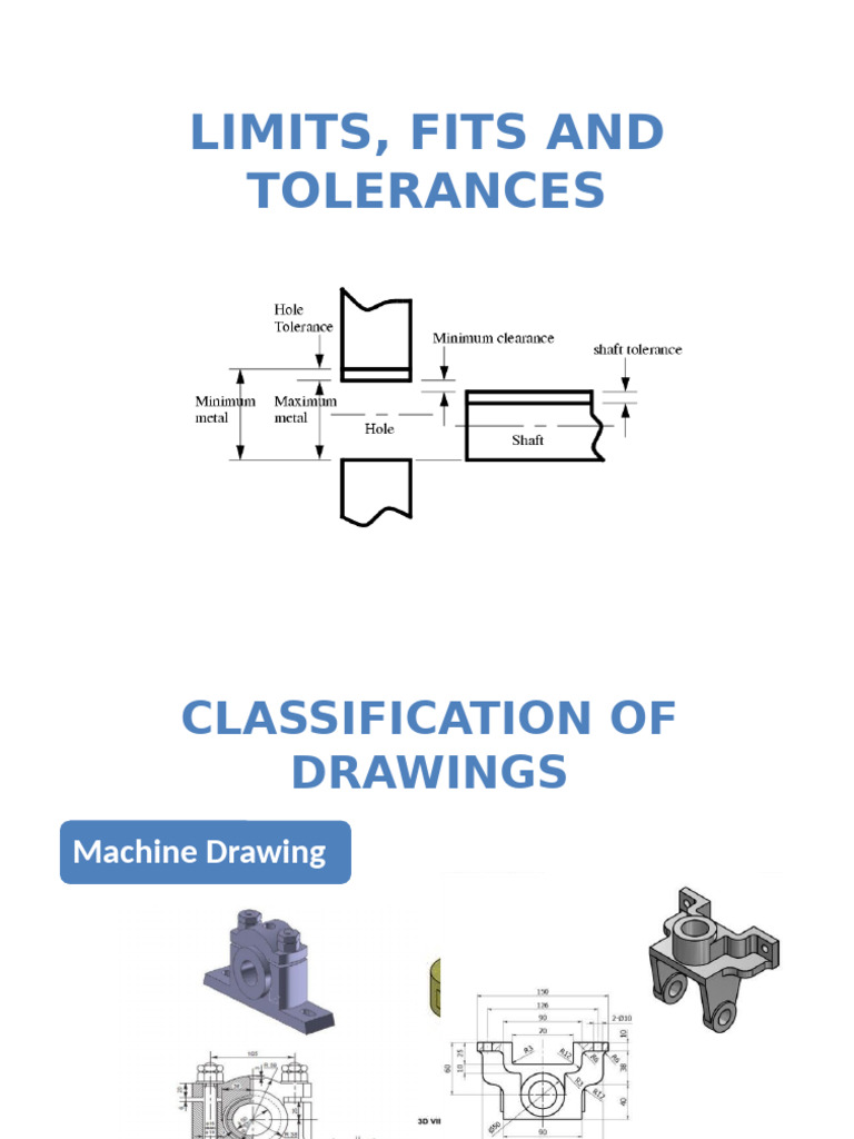 Limits, Fits and Tolerances - 1 | PDF