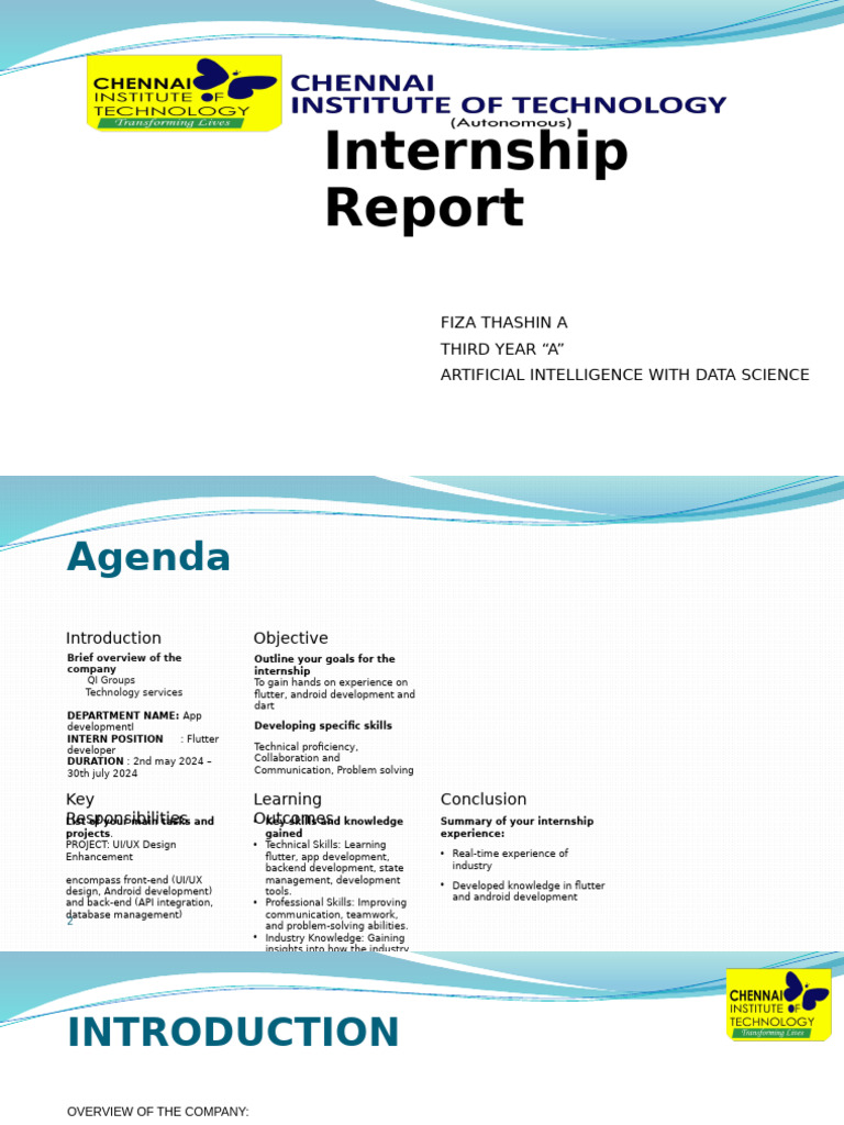 Summer Internship | PDF | User Interface Design | Mobile App