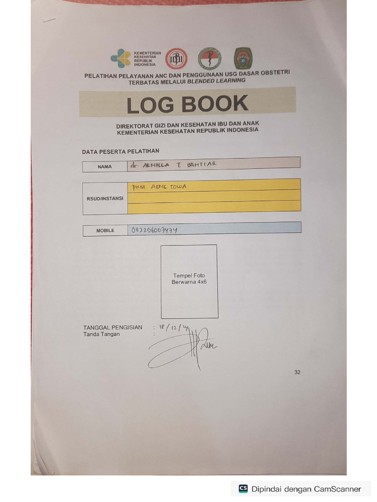 Logbook PKL | PDF
