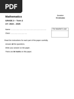 GRADE 1 Term 4 2023 Mathematics Assessment New | PDF | Mathematics