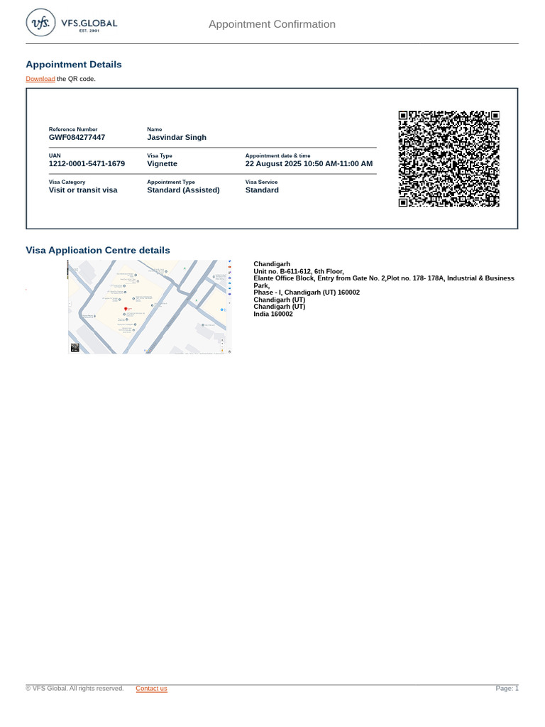 GWF084277447 AppointmentLetter | PDF | Government And Personhood