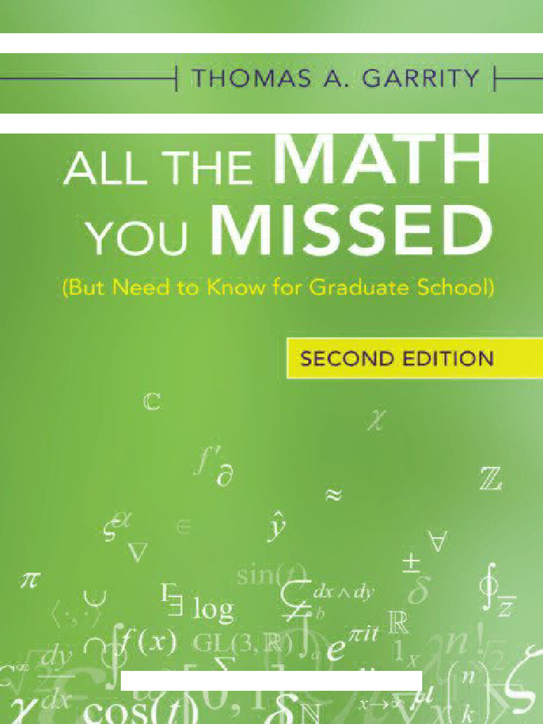 Essential Math for Graduate Students | PDF | Manifold | Differential Form