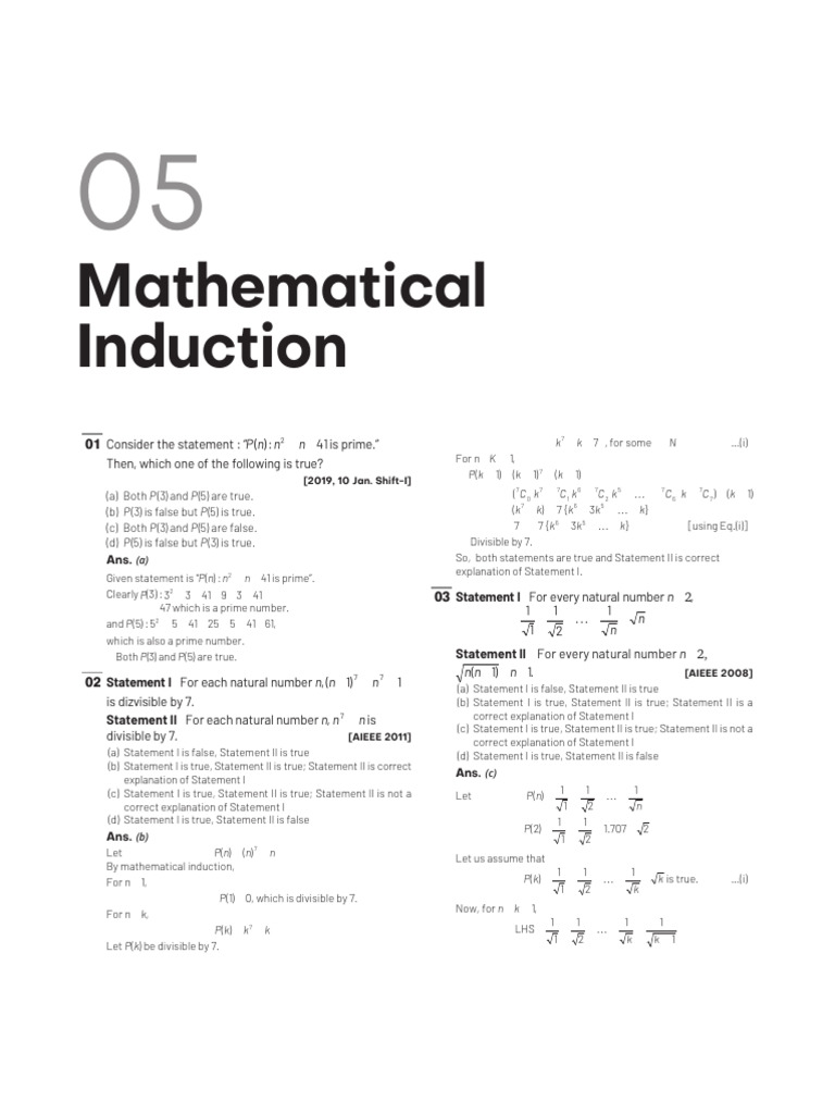 Mathematical Induction | PDF | Syntax (Logic) | Metalogic