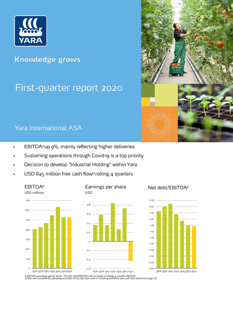 Yara Q1 2020 | PDF