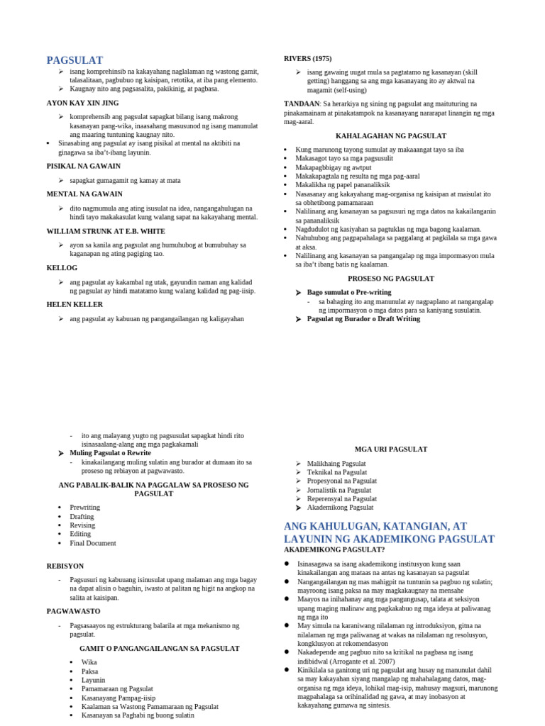 FPL Notes 1 | PDF