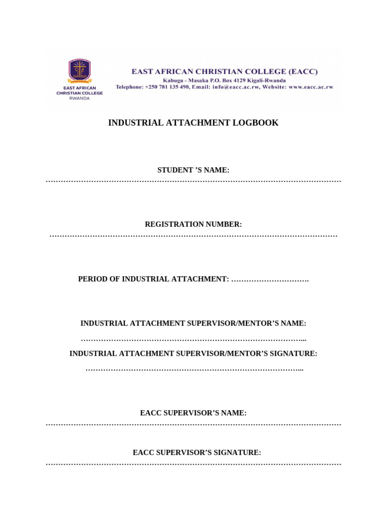 Supervisor Comments on Logbook Template | PDF
