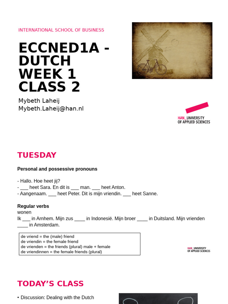 Mybeth Laheij ECCNED1A Week 1 Les 2 | PDF | Semantic Units | Language ...