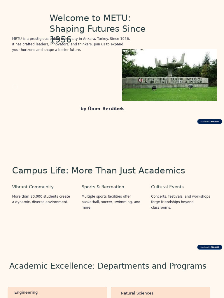 METU Graduate Scholarships Overview | PDF | Turkey | Science