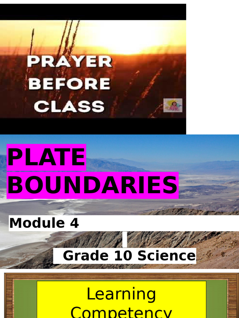 Types of Plate Boundaries 1 | PDF