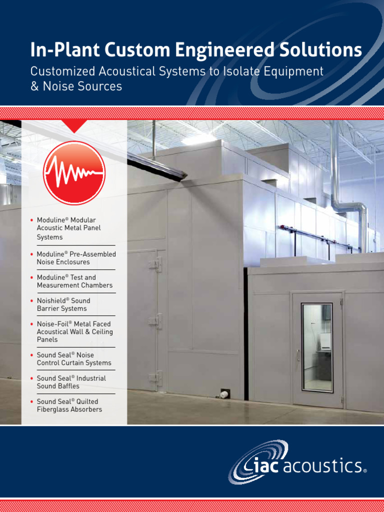 IAC Acoustics InPlant Solutions Brochure | PDF | Noise