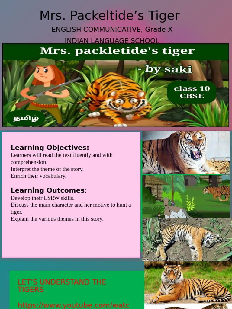 Mrs. Packletides Tiger Grade X | PDF | Saki