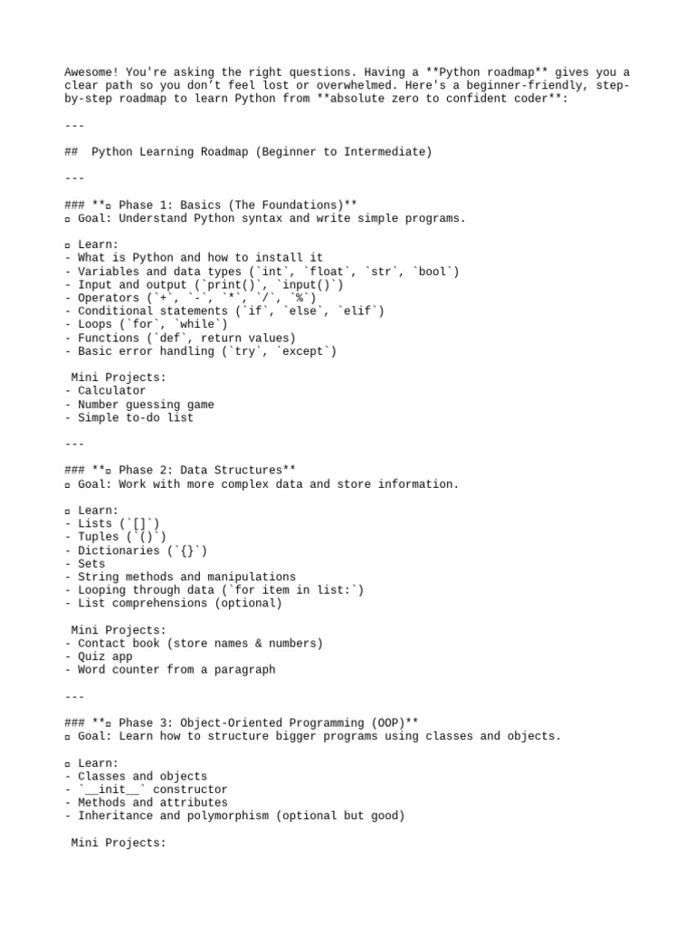 Awesome! You'Re Asking The Right Qu | PDF | Python (Programming Language) | Object Oriented ...