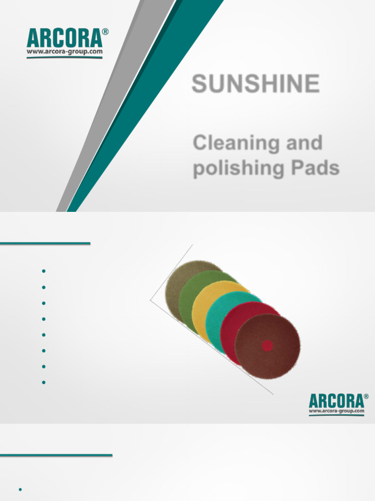 Diamond Cleaning and Polishing Pads | PDF | Flooring | Secondary Sector ...