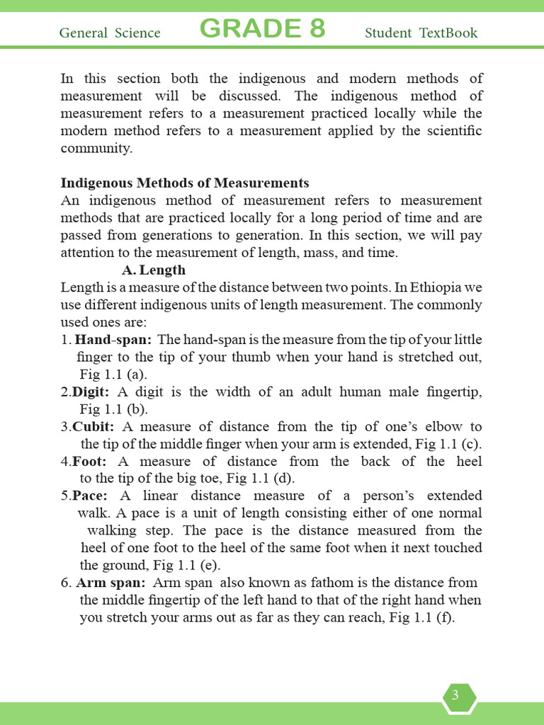 Indigenous and Modern Measurement Methods | PDF | Experiment ...