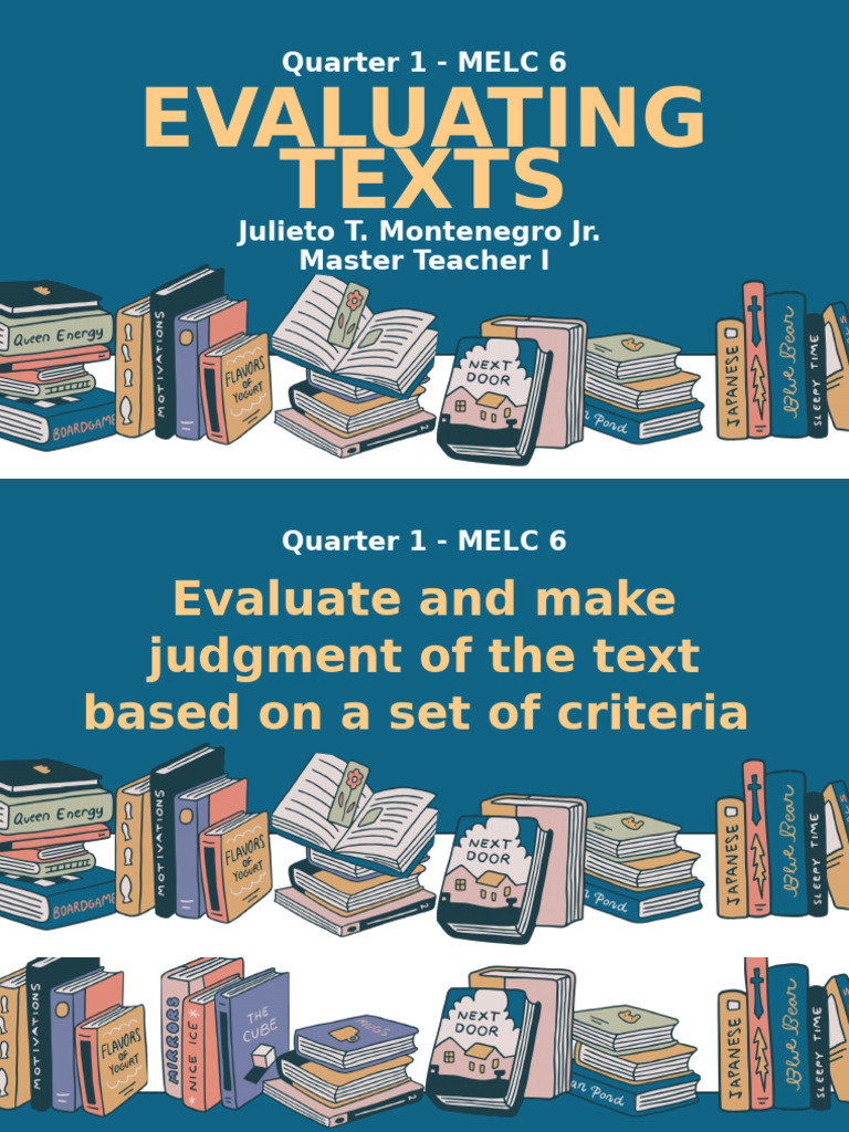 Evaluating Texts: Criteria and Analysis | PDF | Punctuation | Social Media